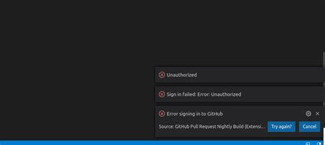 Sign In Sometimes Does Not Work Issue Microsoft Vscode GitHub