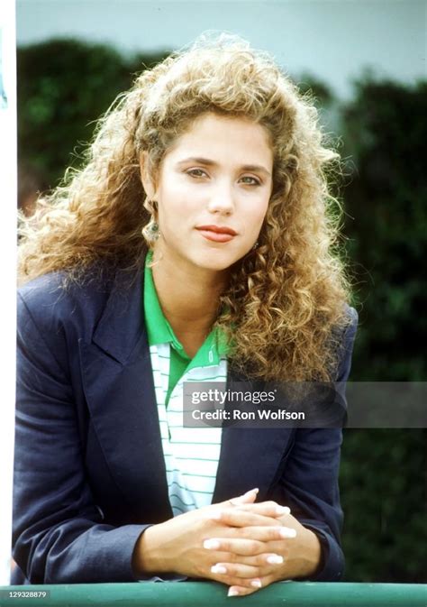 Elizabeth Berkley On The Set Of Saved By The Bell At The Bel Air