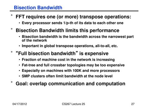 Ppt Parallel Spectral Methods Fast Fourier Transform Ffts With Applications Powerpoint