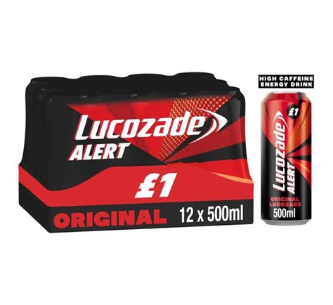 Buy Lucozade Alert Original Energy Drink 500ml £1 Pm Case Of 12 Online Cash And Carry