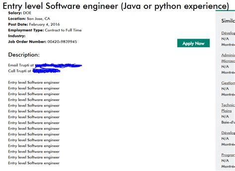 [software Developer] Entry Level Software Engineer R Recruitinghell