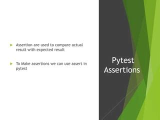 Pytest KT Pptx