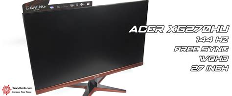 Acer Xg Hu Inch Wqhd Freesync Gaming Monitor Review Vmodtech Com Review