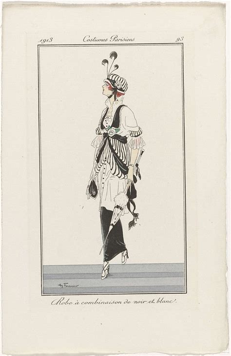 Journal Des Dames Et Des Modes De Modetekenaars Hy Fournier Anoniem 1913 Rijksmuseum