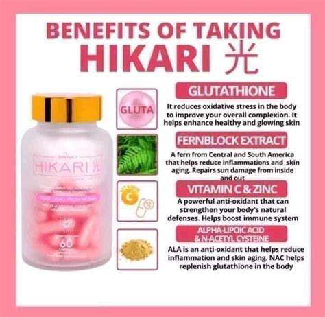 Hikari Premium Glutathione Health And Nutrition Health Supplements