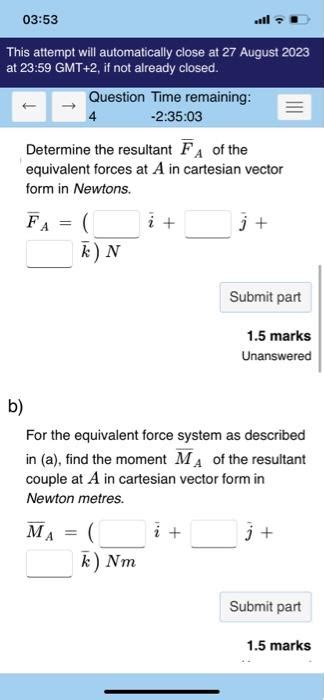 Solved R Nthe Points Are A 1 2 6 M [