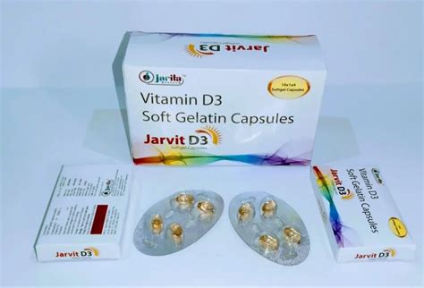 Jarvit D3 Vitamin D3 60 000 Iu Soft Gelatin Capsules At Rs 1300box In