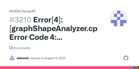 Error 4 Graphshapeanalyzercppanalyzeshapes1285 Error Code 4