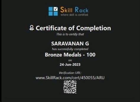 Saravanan G On Linkedin Im Happy To Share That Ive Obtained A New