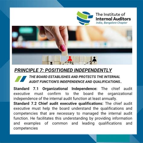 Iia Bangalore Chapter On Linkedin Getting To Know The New Iia Principles An Initiative