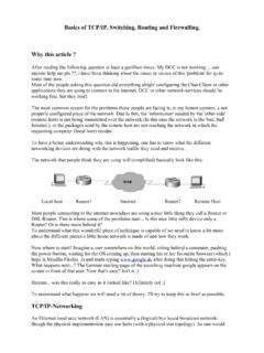 Basics Of TCP IP Switching Routing And Basics Of Tcp Ip Switching Routing And Pdf PDF4PRO