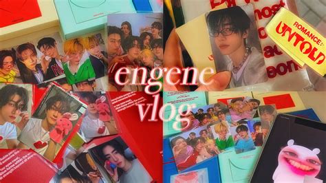 엔진로그 엔하이픈 로맨스 언톨드 컴백 브이로그 ⭕️ • 뮤직뱅크 공방 사녹 앨범깡 • Engene Vlog • Enhypen