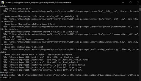 Ffmpeg Has No Attribute Run Issue Diracdeltas Spleeter Max GitHub
