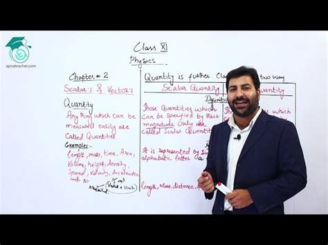 Free Video Physics Scalars Vectors From Apna Teacher Class Central