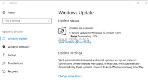 Fix Windows 10 Update 1809 Fails To Install Solved