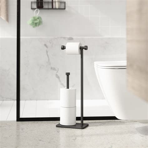 Держатель для туалетной бумаги UMBRA Cappa, 12х20х52 см, черный купить ...