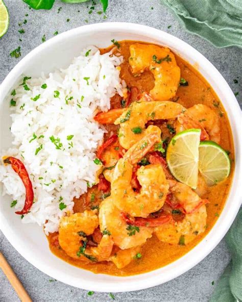 Thai Coconut Shrimp Curry Craving Home Cooked