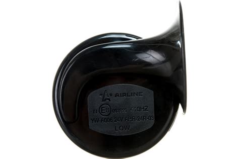 Рупорный звуковой сигнал Airline 90мм 410/510Гц 118дБ 24В, LOW/HIGH ...