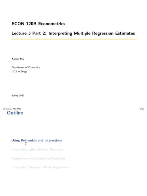 lecture 3 2 interpreting multiple regression estimates pdf