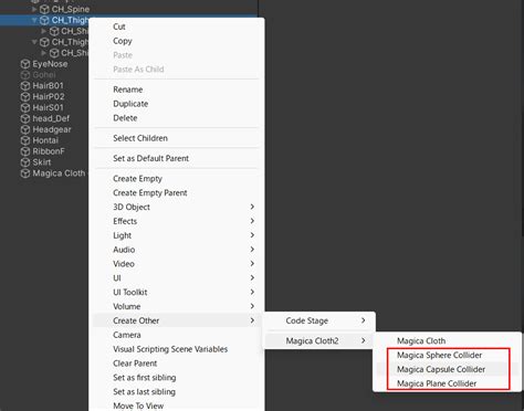 Setting Collision Detection Magica Soft