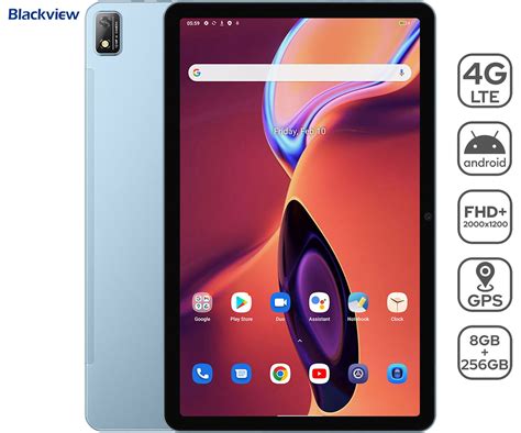 BLACKVIEW TAB 16 11", 4G-LTE, 8GB+256GB, IPS Full HD+, Android 12, WiFi ...