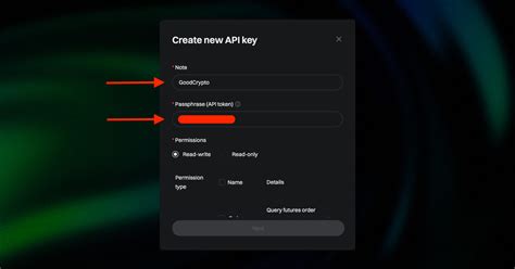 how to configure bitget api keys and add them to goodcrypto
