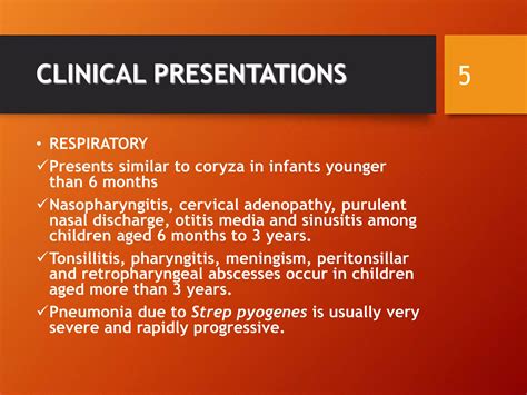 Streptococal Infection Ppt Ear Nose And Throat Conditions