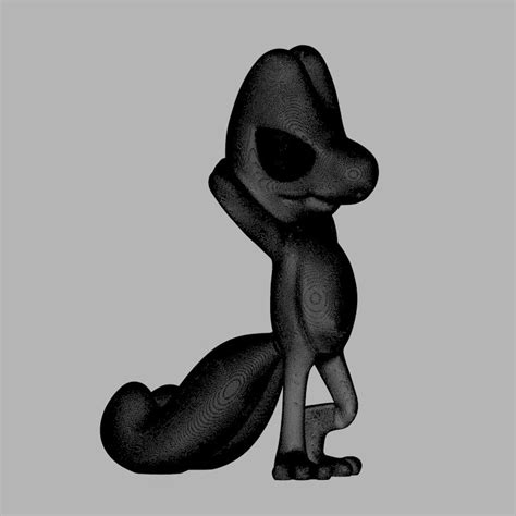 Treecko 3d Printing Model Stl