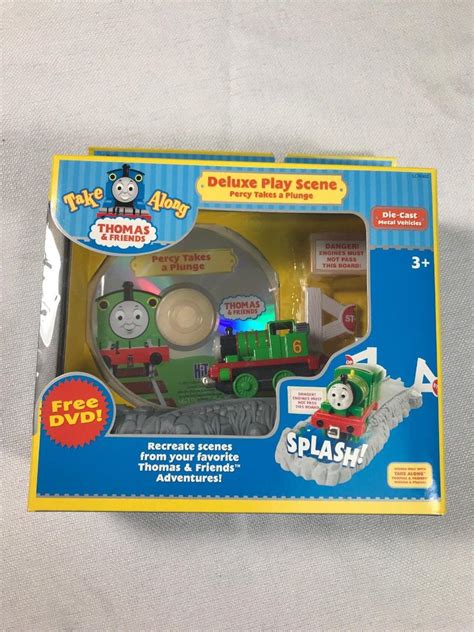 Thomas And Friends Take Along Deluxe Play Scene Percy Takes A Plunge W