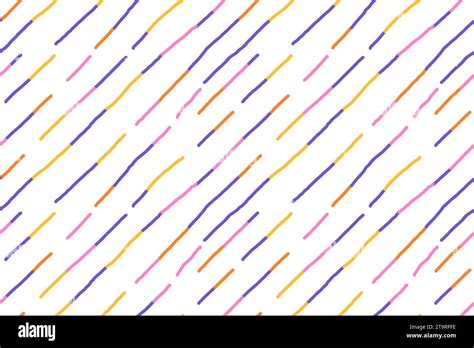 Naive Seamless Squiggle Pattern With Bright Hand Drawn Lines On A Light Background Creative