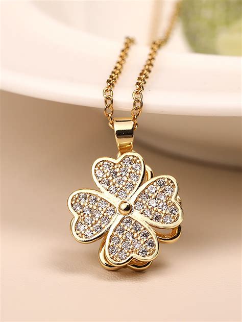 Vintage Lucky For Leaf Clover Necklace For Women Artofit