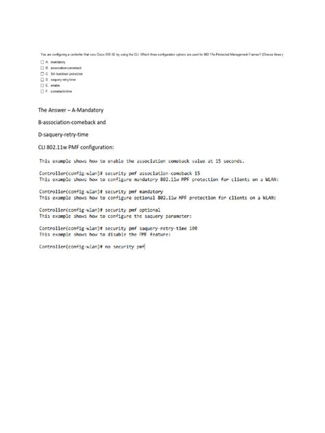 80211w Protected Management Frame Pdf Wireless Lan Ieee 80211