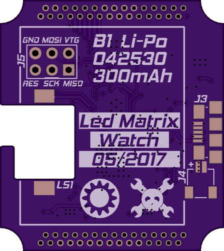 LED Matrix Watch Hackaday Io LED Matrix Watch Hackaday Io