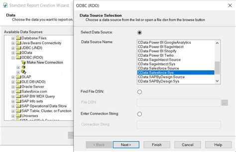 Create Reports With Oracle Data In Sap Crystal Reports