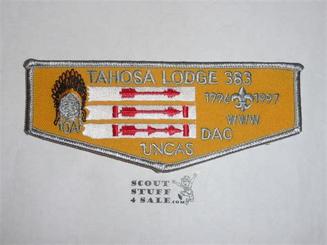 Order Of The Arrow Lodge 383 Tahosa F7 Flap Patch Camp Promotion Award
