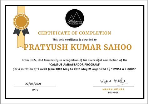 Pratyush Kumar Sahoo On Linkedin Twistandtours 7days Campusambassador