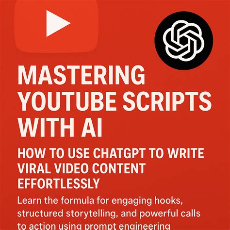 Mastering Youtube Scripts With Ai How To Use Chatgpt To Write Viral