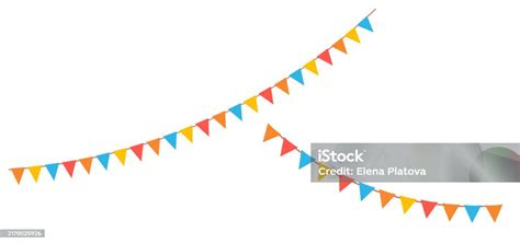 매달려 색상 카니발 화환 아이들을 위한 귀여운 파티 깃발 벡터 일러스트 세트 0명에 대한 스톡 벡터 아트 및 기타 이미지 0명 Carnival Jubilee Year