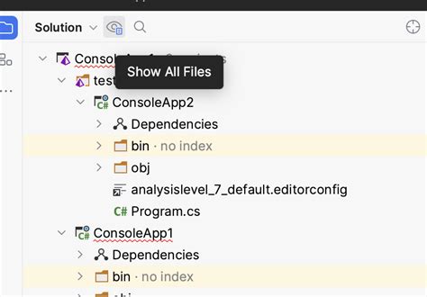 How To Hide Linked Filesfolder Rider Support Jetbrains