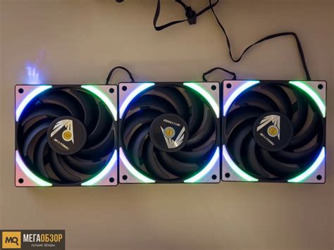 Корпусные вентиляторы с удобными кабелями Обзор Formula V Line Air Bridge Plus Argb Megaobzor