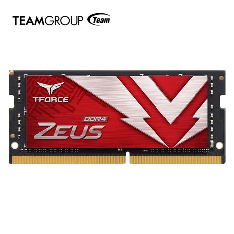 Teamgroup Announces The T Force Zeus Ddr4 And T Force Zeus So Dimm Gaming Memory An Affordable