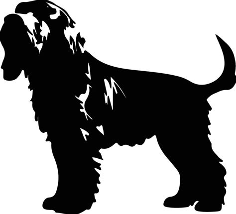 Spinone Italiano Black Silhouette 39055794 Vector Art At Vecteezy