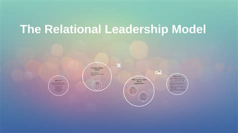 The Relational Leadership Model By Ally Stevens On Prezi
