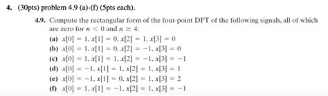 solved 4 9 compute the rectangular form of the four point