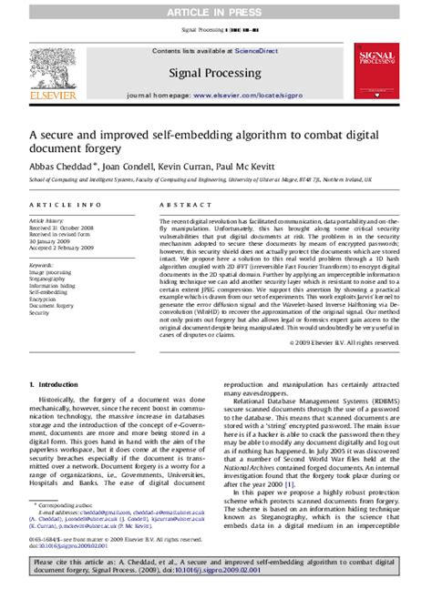 pdf a secure and improved self embedding algorithm to combat digital