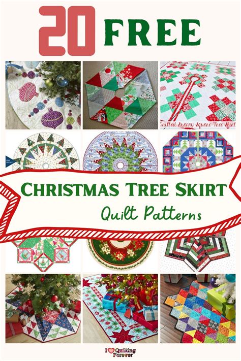 Top 20 Free Christmas Tree Skirt Quilt Patterns 10 Bonus Patterns For