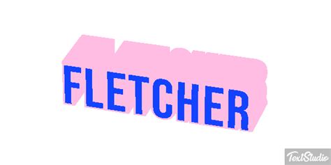 Fletcher Name Animated  Logo Designs