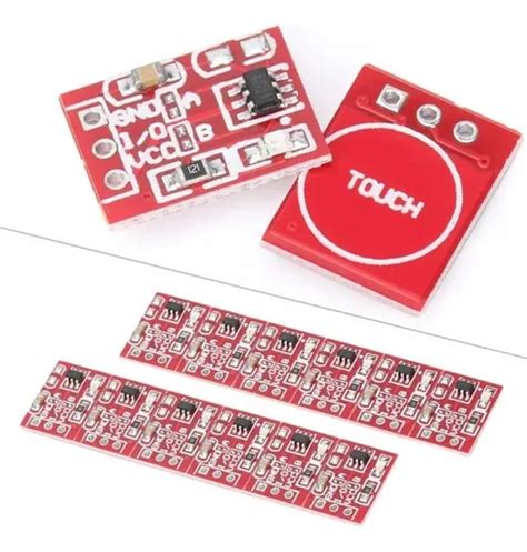 Teclado Sensor Capacitivo Toque Touch Ttp223 Arduino 10 Pç Mercadolivre