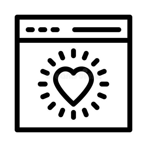 Creative Browser Thin Line Vector Icon Stock Vector Illustration Of Online Training 158469009