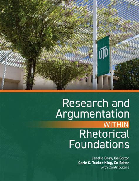 Research And Argumentation Within Rhetorical Foundations Higher Education